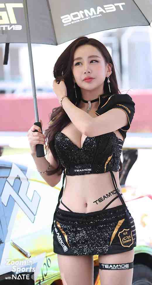 강명호ㅣ'톱레이싱모델' 김미진…"TEAM 106!"