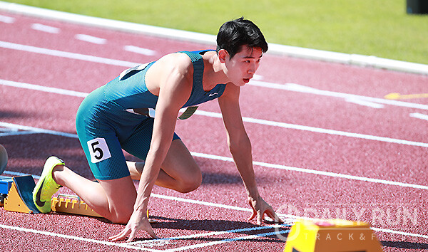 '진지한 스타트' 고승환, 항저우AG 200m 국대의 위엄 [포토]